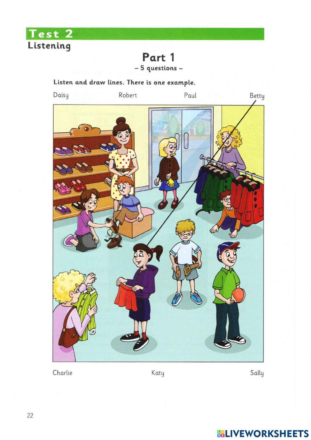 Flyers 1 - List… | Free Interactive Worksheets | 3110292