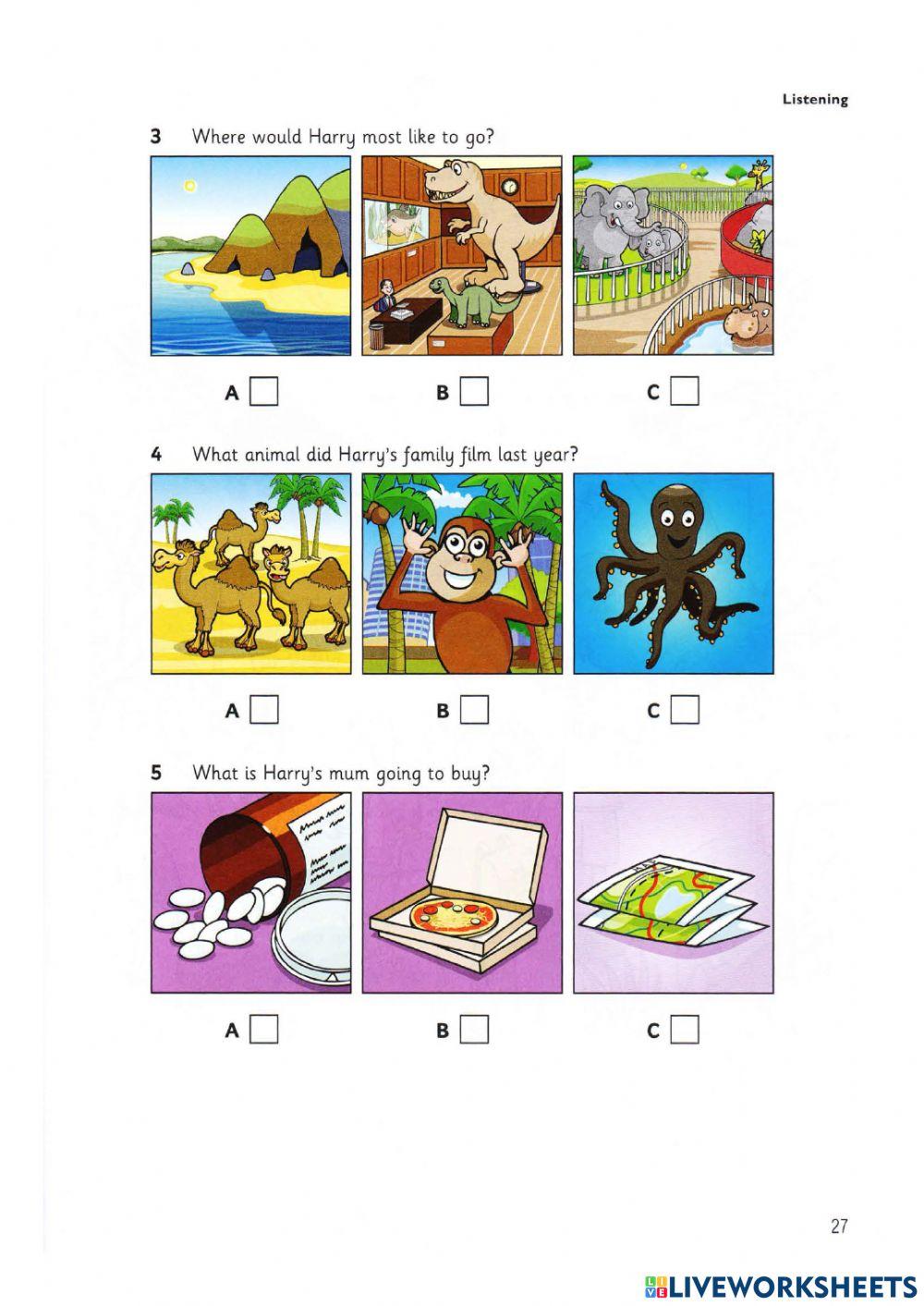 Flyers 1 - List… | Free Interactive Worksheets | 3110292