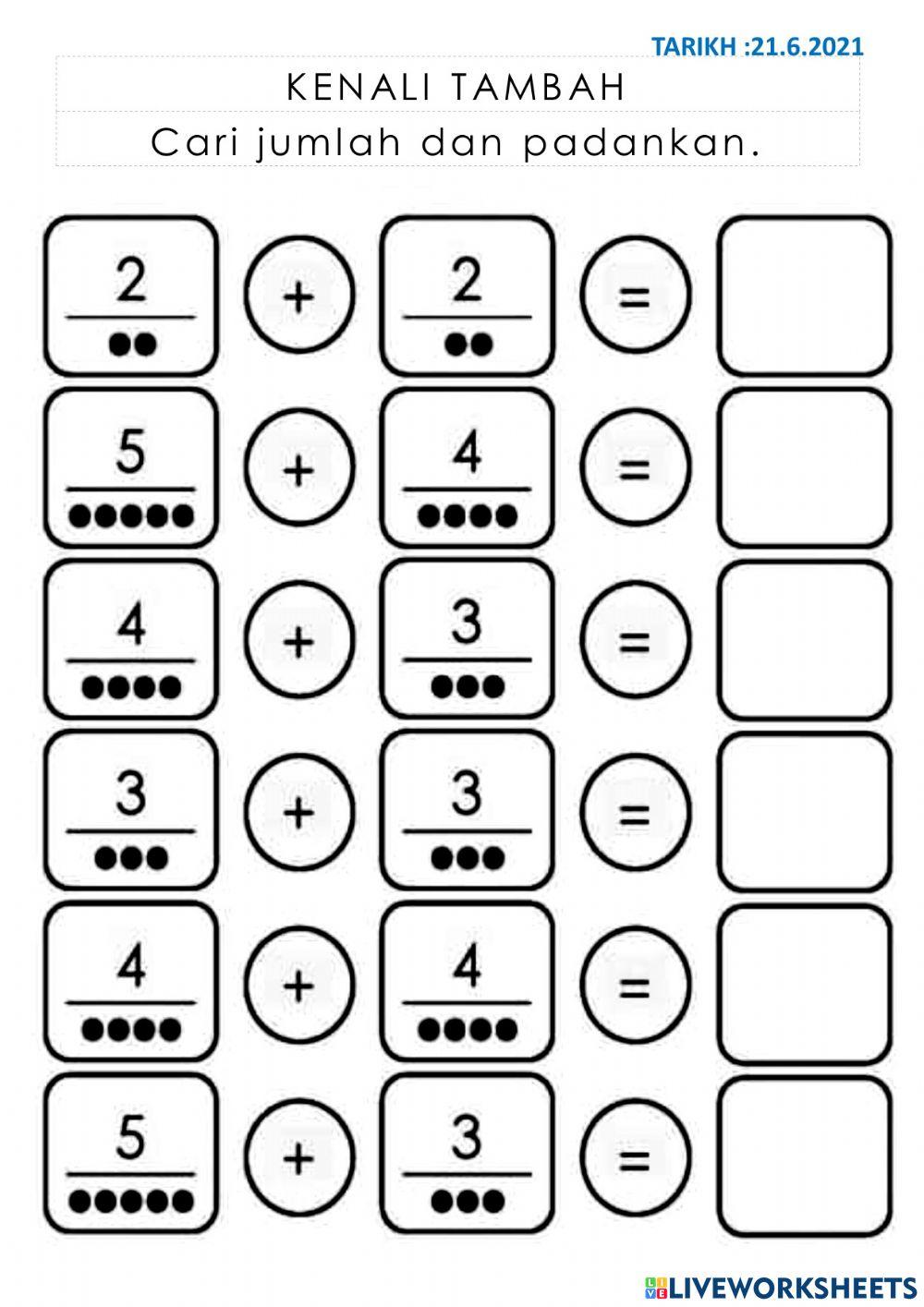 Matematik ppki | Free Interactive Worksheets | 1103467