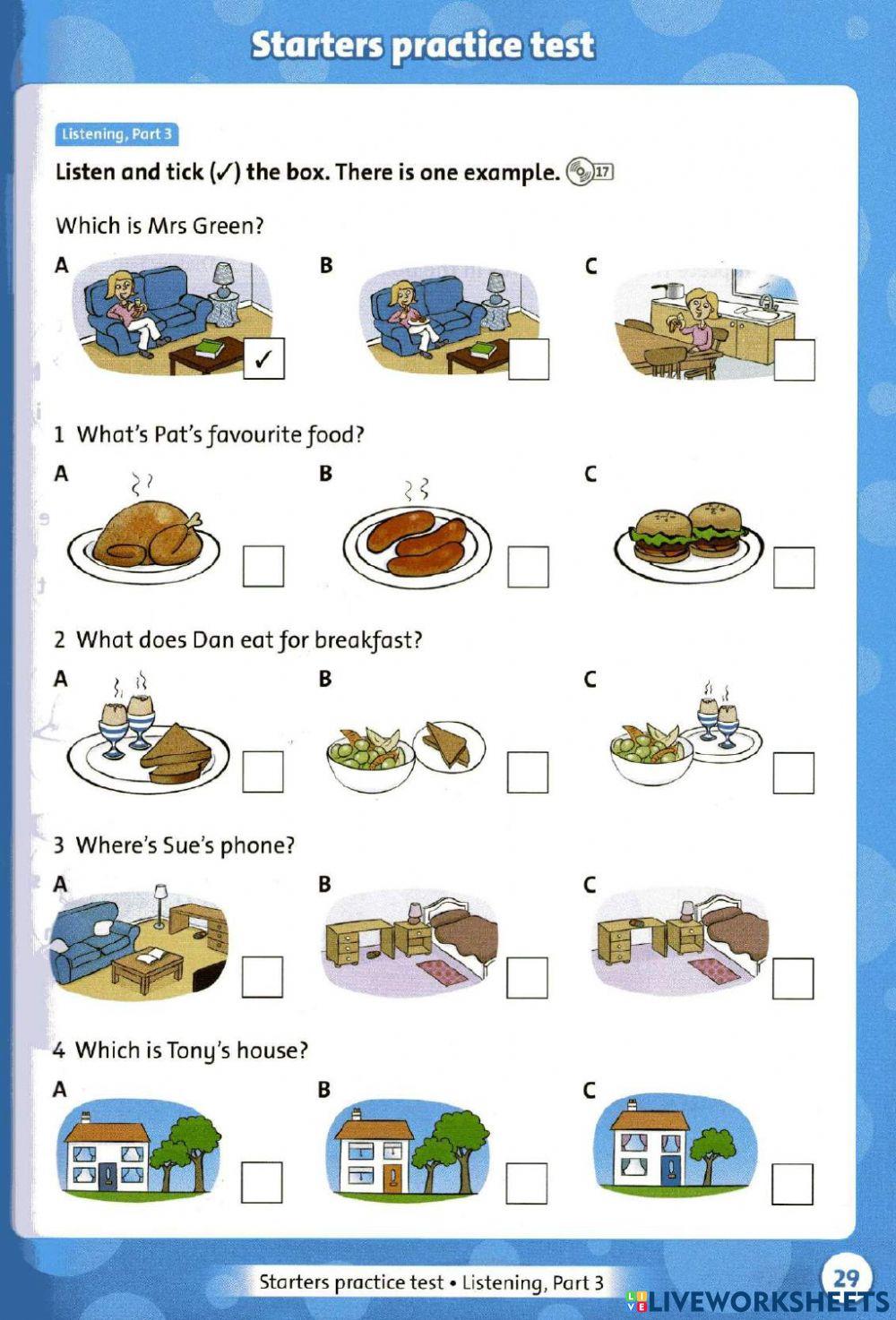 Get ready for S… | Free Interactive Worksheets | 3110590