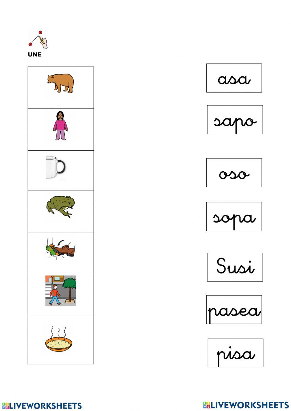 Fonema Ss activity | Live Worksheets