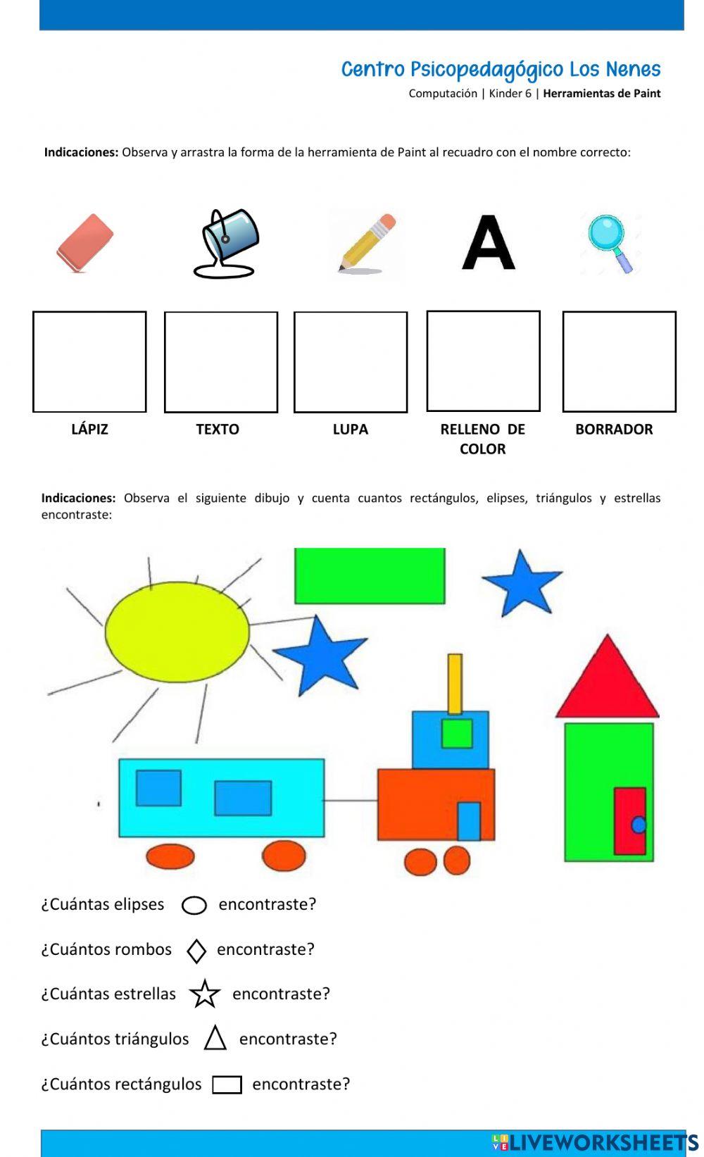 Herramientas de PAINT - KINDER 6 5068094 | Samuel Pérez