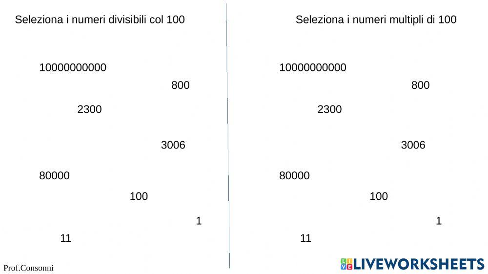 Seconda parte - PREPARAZIONE per la verifica su DIVISIBILTà MCD mcm ...