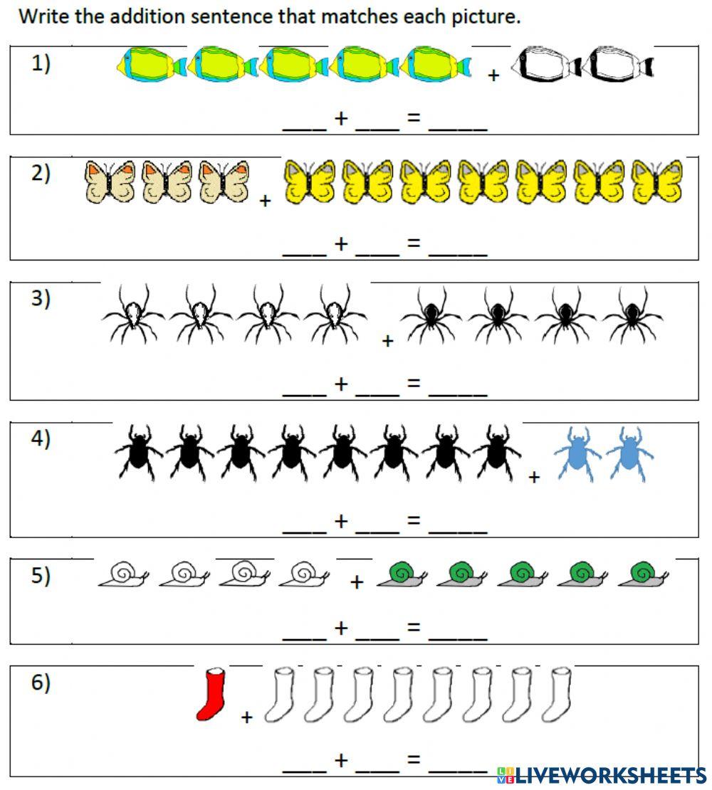 addition(9) online exercise for | Live Worksheets