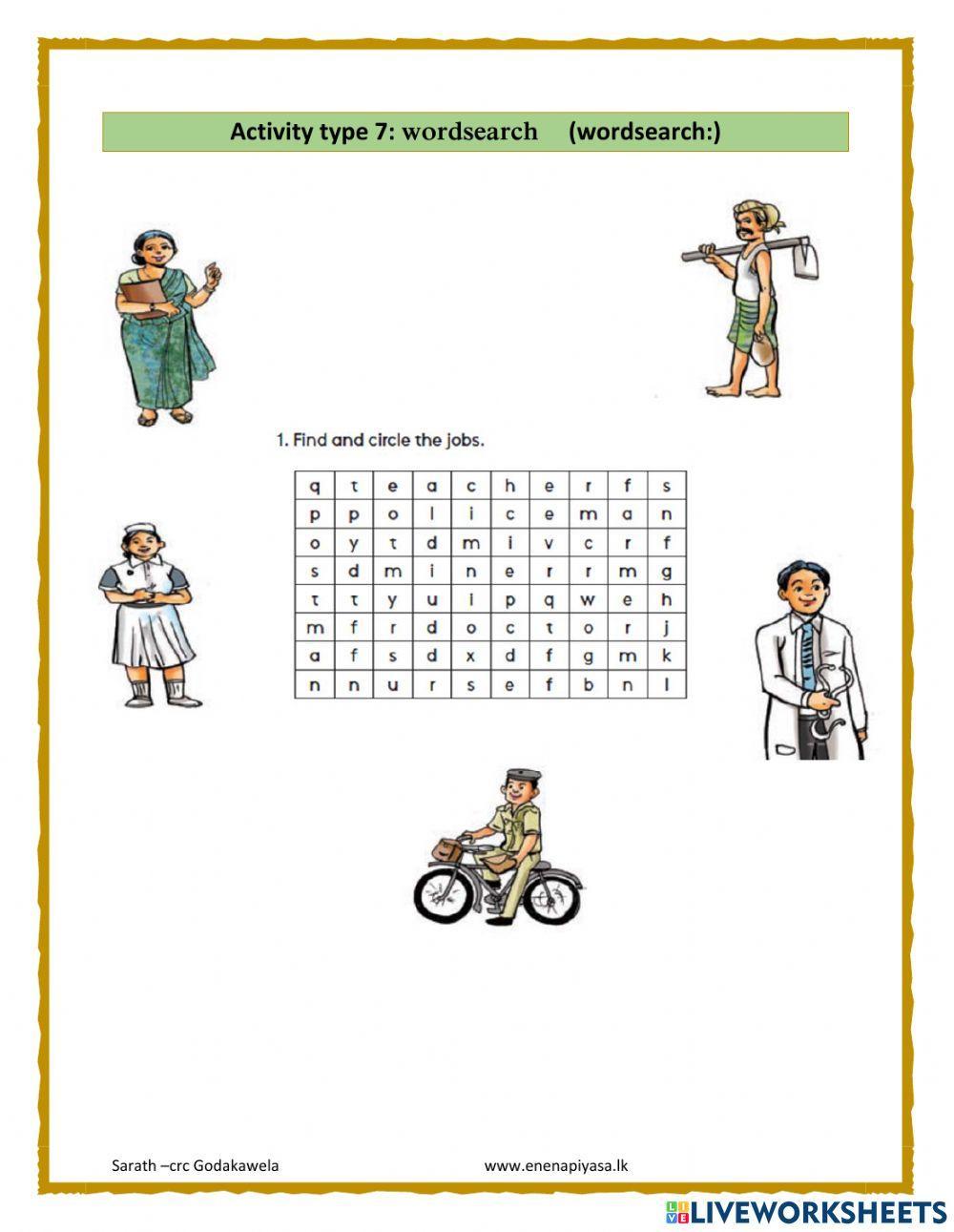 Find the word. Write it. worksheet | Live Worksheets