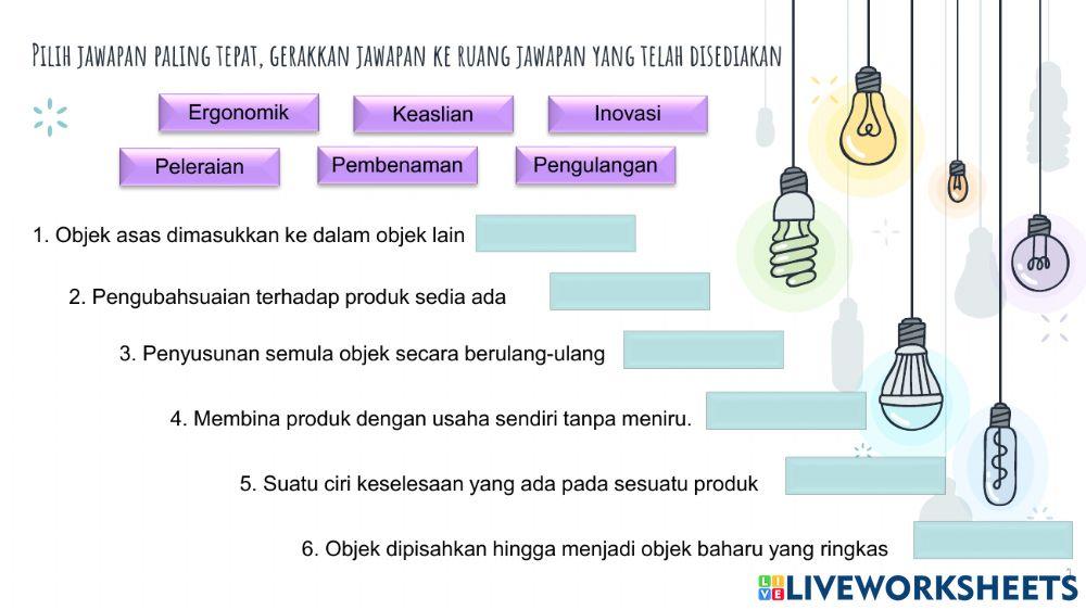 Aktiviti kelab … | Free Interactive Worksheets | 1106440