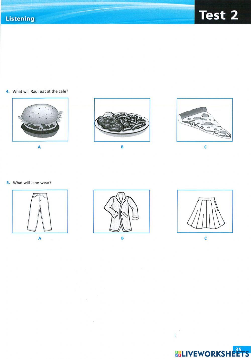 SIMPLY IN KET TEST 2 online exercise for | Live Worksheets