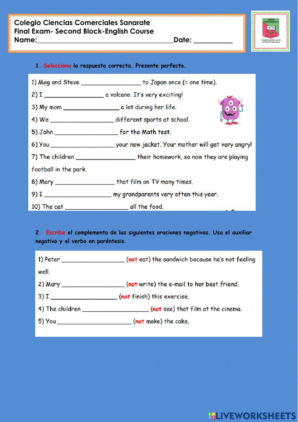 Examen B3 pc | Free Interactive Worksheets | 6641568