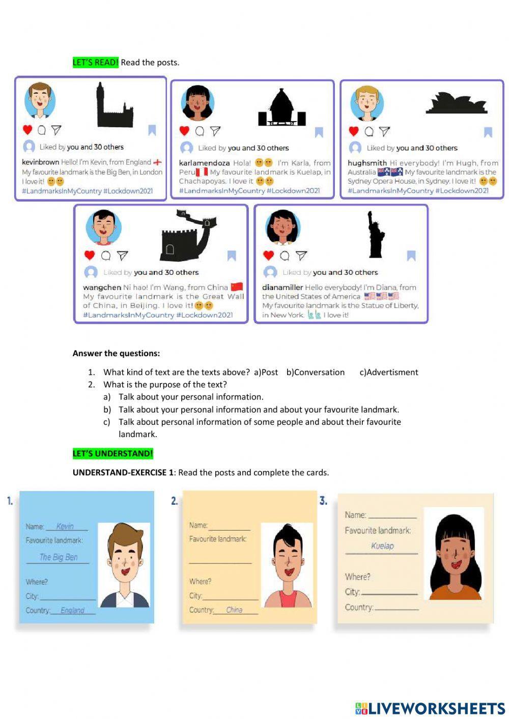 Landmarks 1107336 | deysi | Live Worksheets