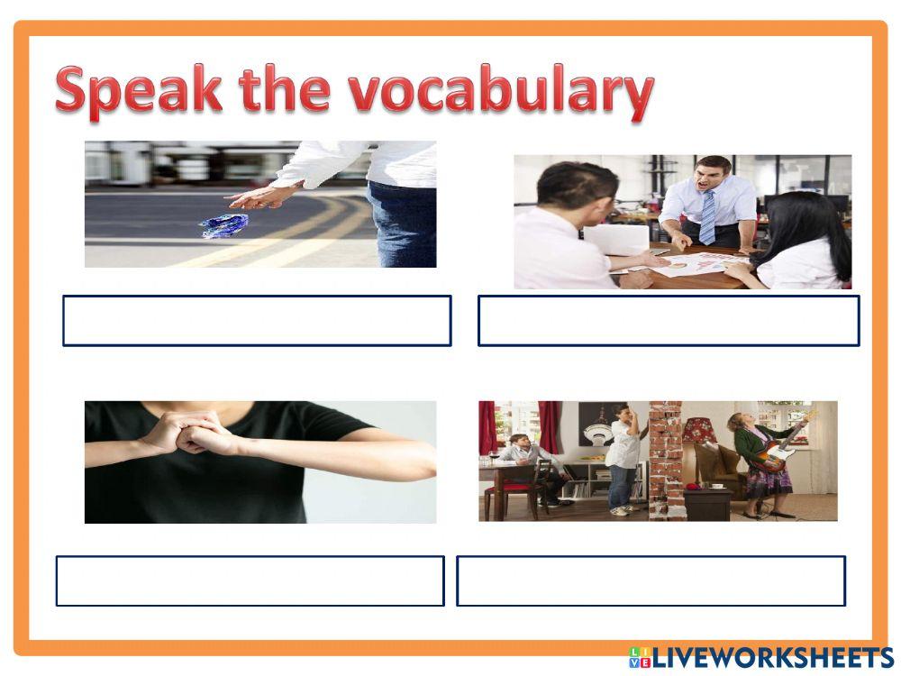 Bad habit Vocabulary online exercise for | Live Worksheets