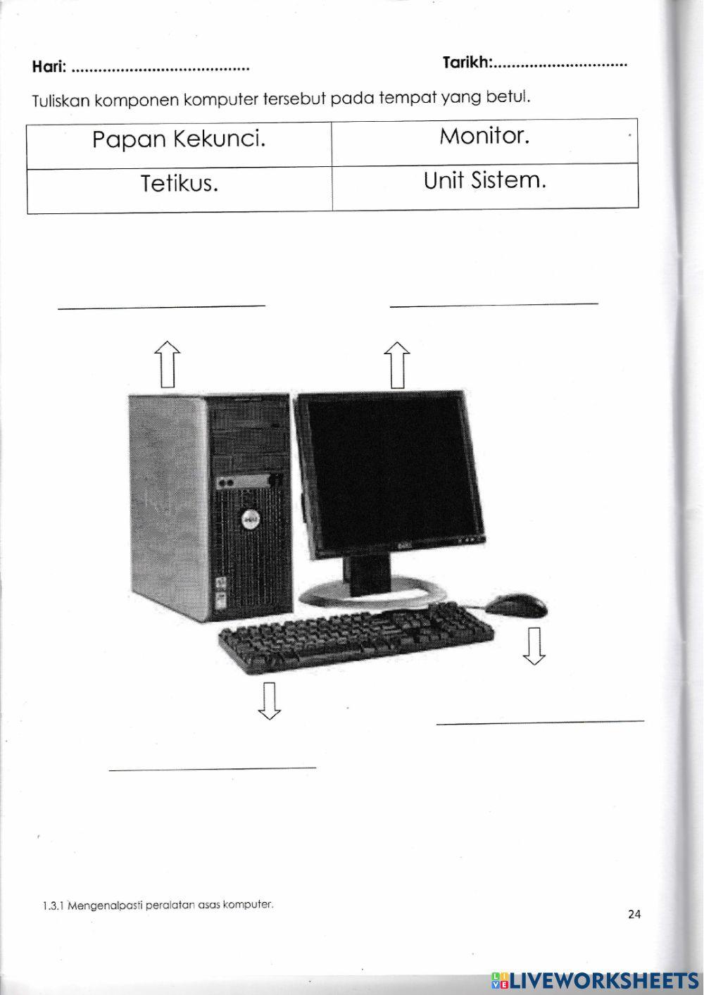Kenalpasti peralatan asas komputer 2235 | camryn | Live