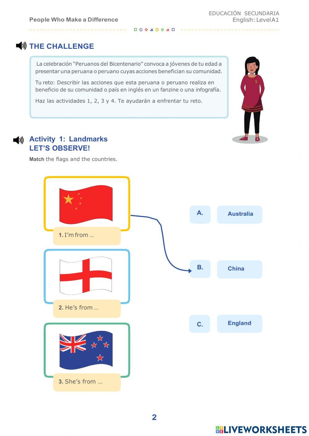 People Who Make a Difference | Live Worksheets