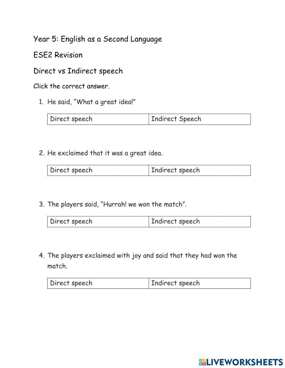 ES2 Revision: D… | Free Interactive Worksheets | 1109559