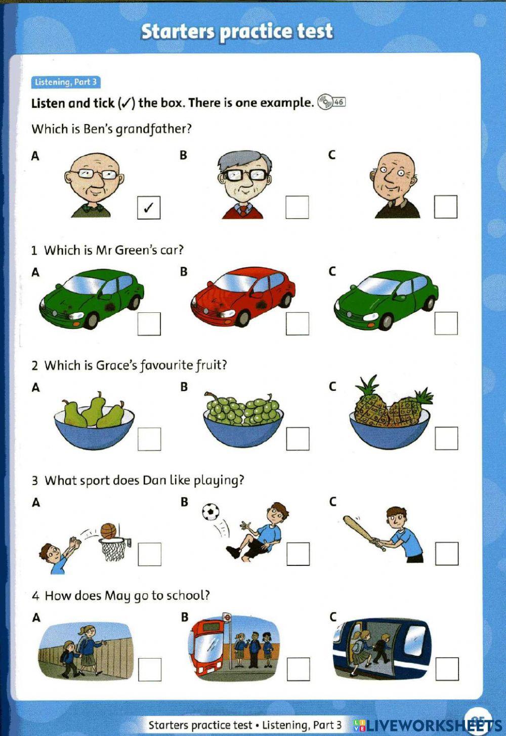 Get ready for S… | Free Interactive Worksheets | 3116329