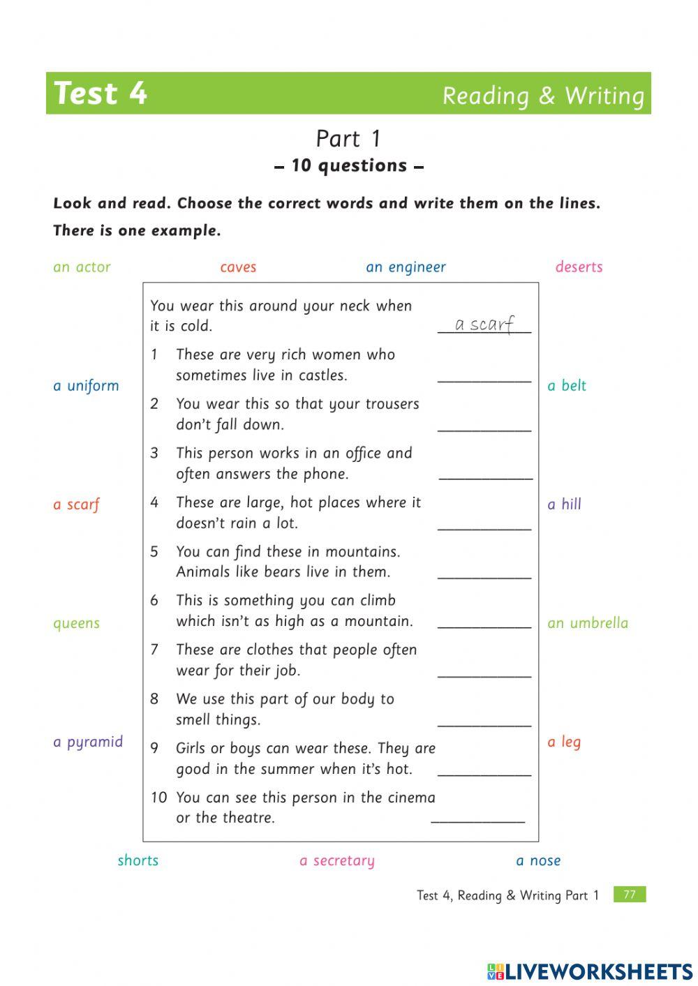 3116641 | Practice Test Plus Flyers - Reading - Writing