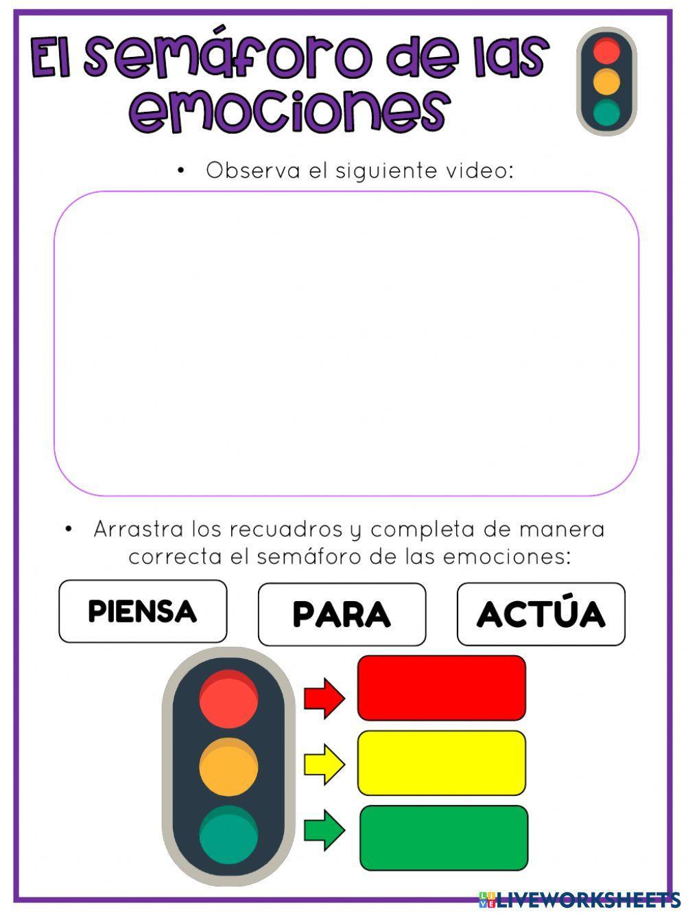 Recurso Semaforo De Las Emociones – Bilarasa Recurso Semaforo De Las Emociones – Bilarasa