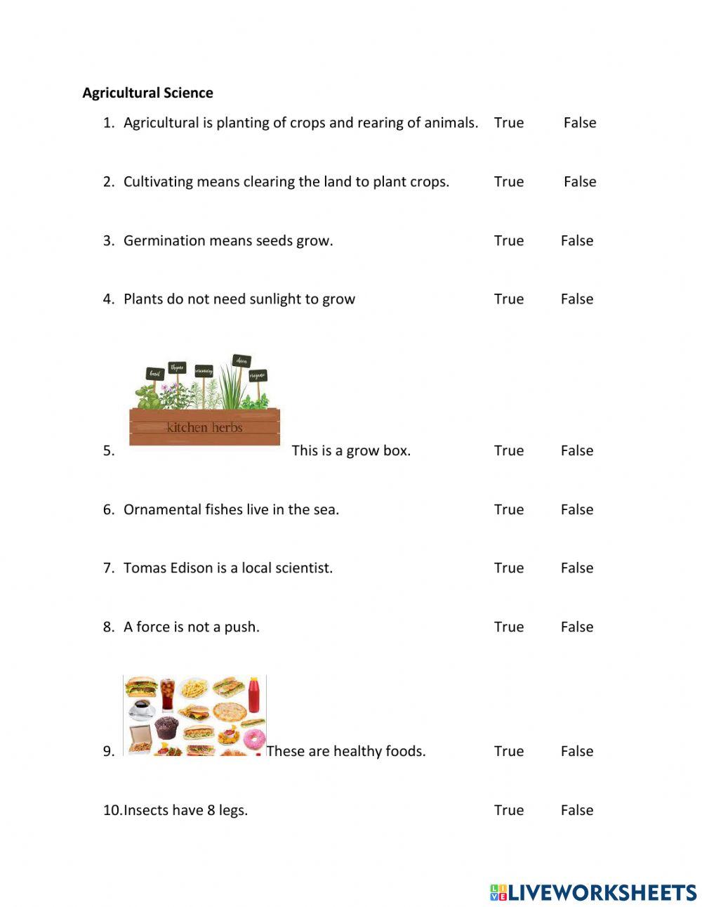 Agricultural Science Worksheet Live Worksheets agricultural-science-worksheet-live-worksheets