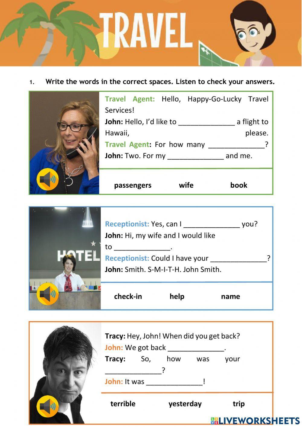 1111388 | Travel | pmirandaa | LiveWorksheets