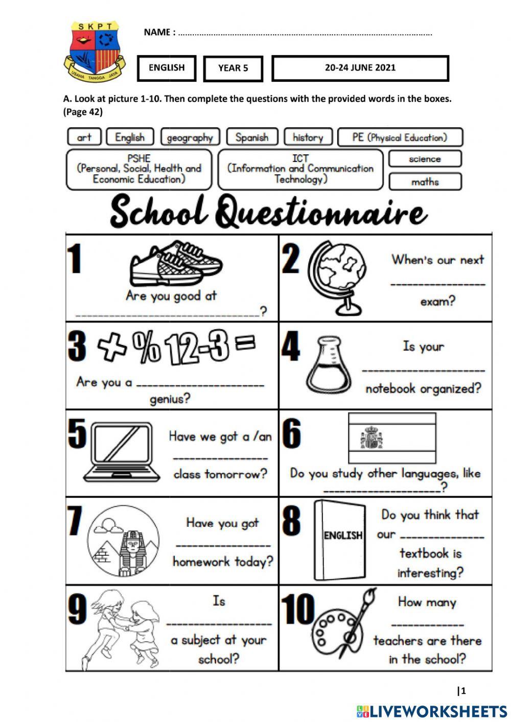Year 5 Plus 1 - Unit 4 Learning World - Student's Book Pages 42 & 43 ...