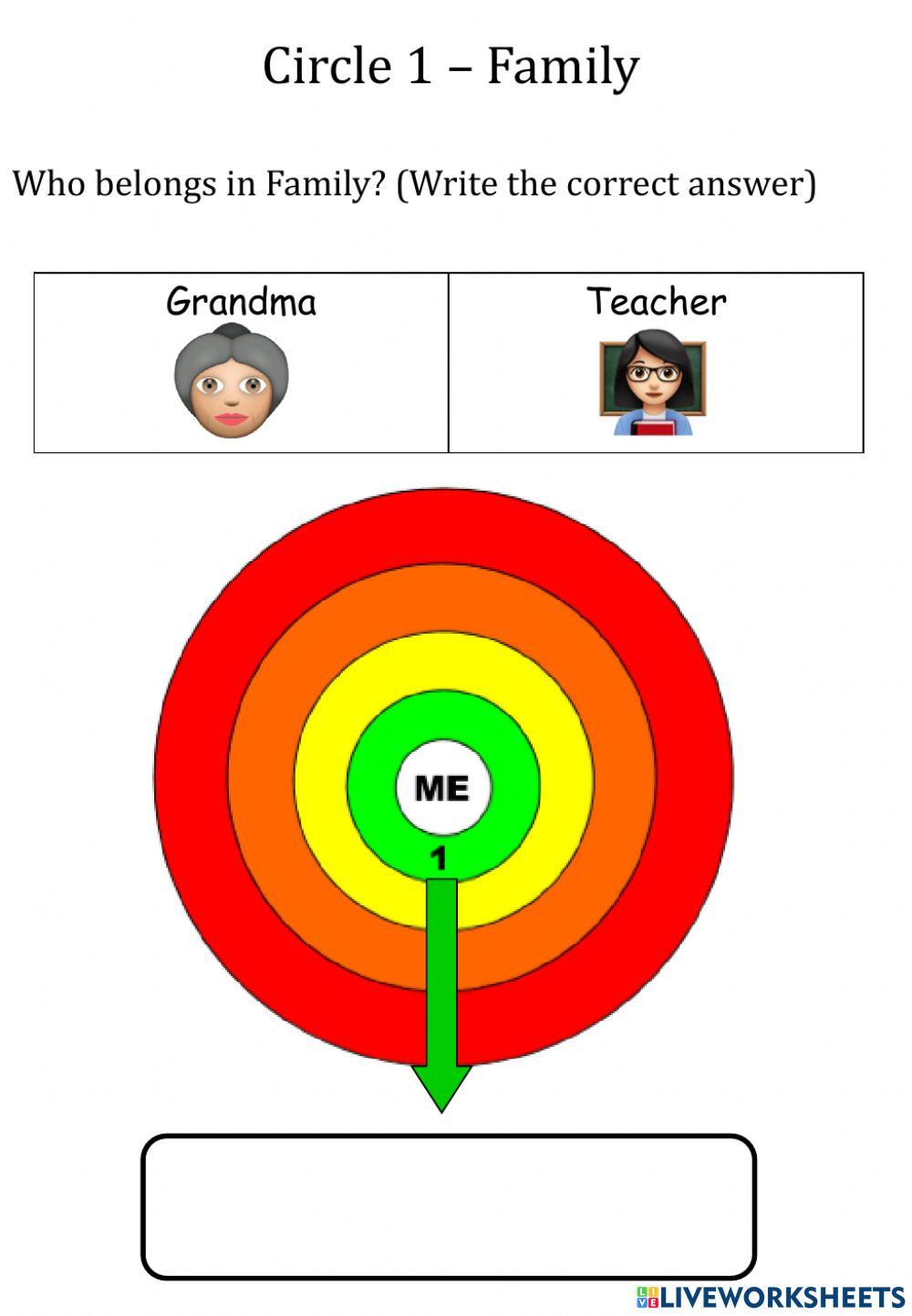 S1B SE - Social Circle worksheet | Live Worksheets