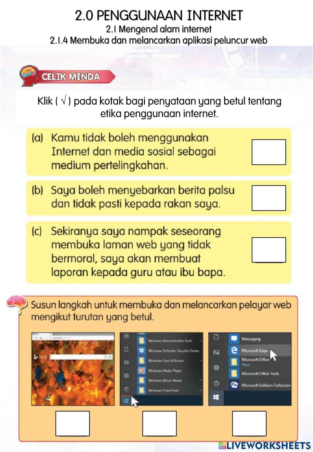 PDPR Cikgu Murni - 4 ARIF interactive worksheet | Live Worksheets