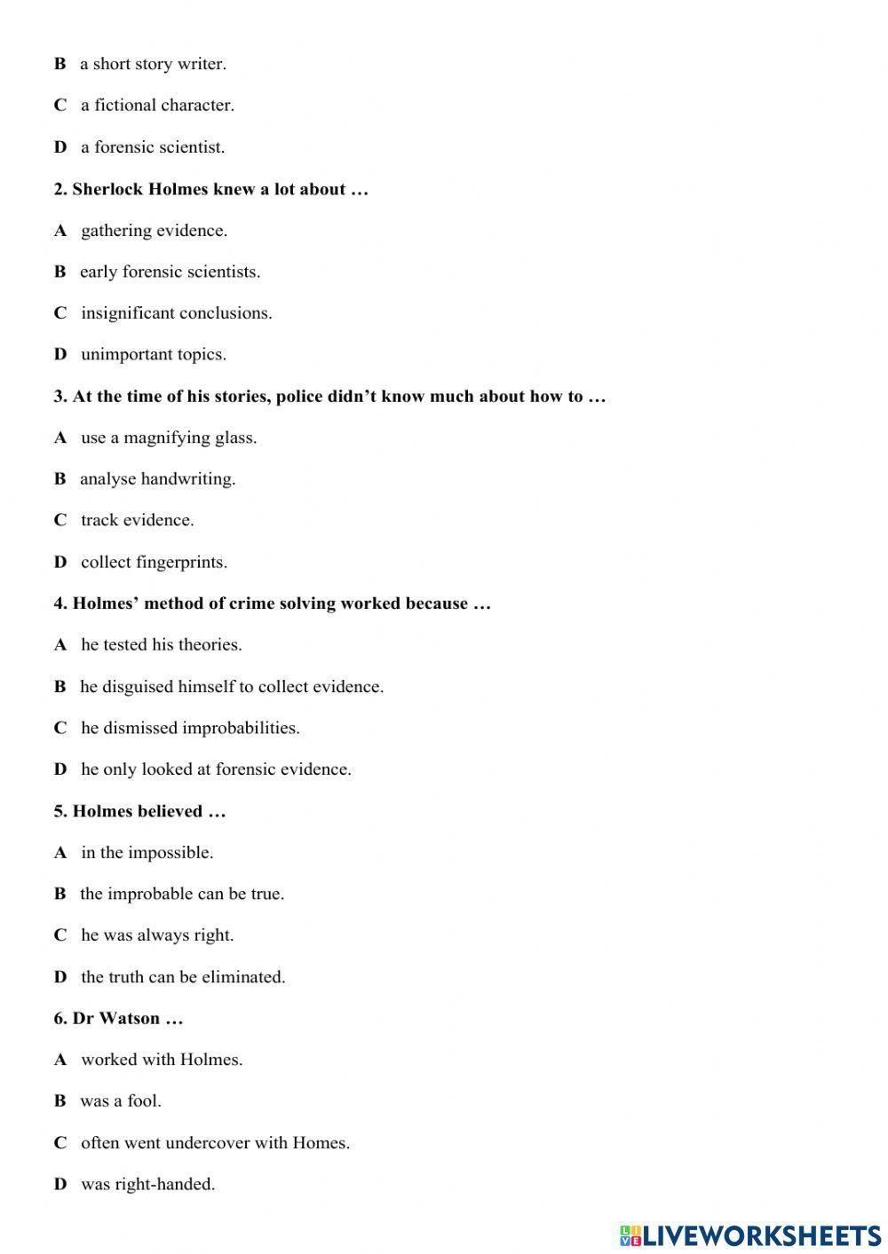 READING - MIDTERM EXAM - ADVANCED 1 online exercise for | Live Worksheets