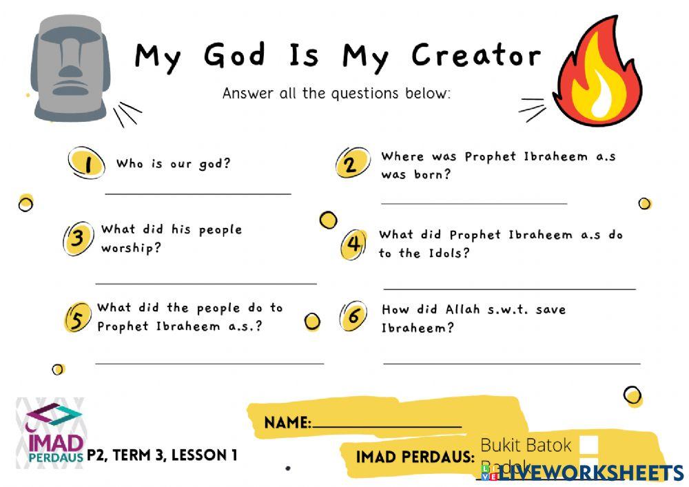 My god is my creator 1112984 | Siti Mastura Chik