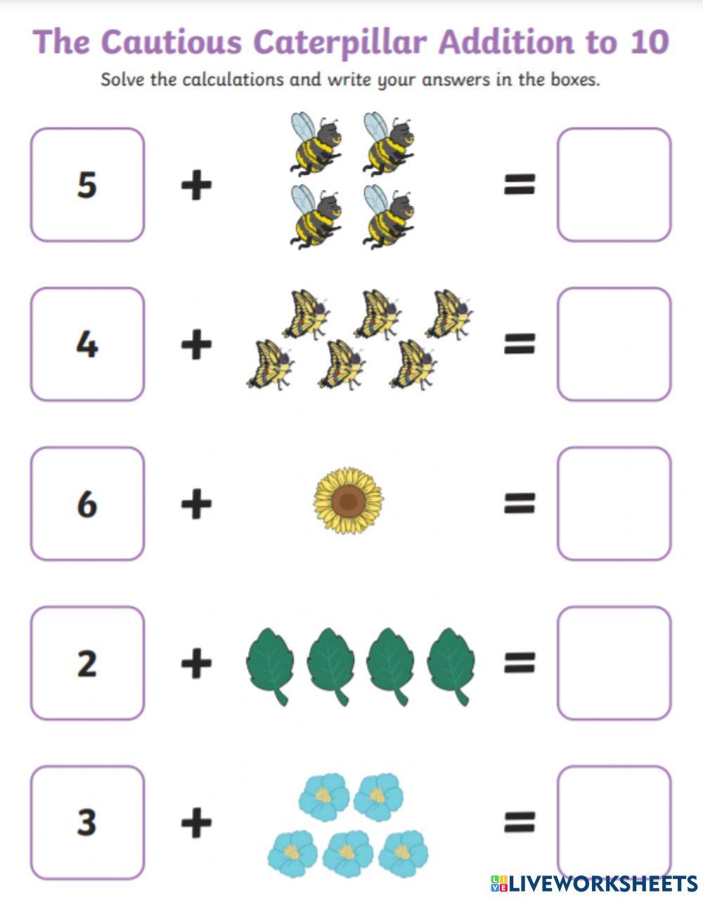 Addition 1112960 | Jinia | Live Worksheets