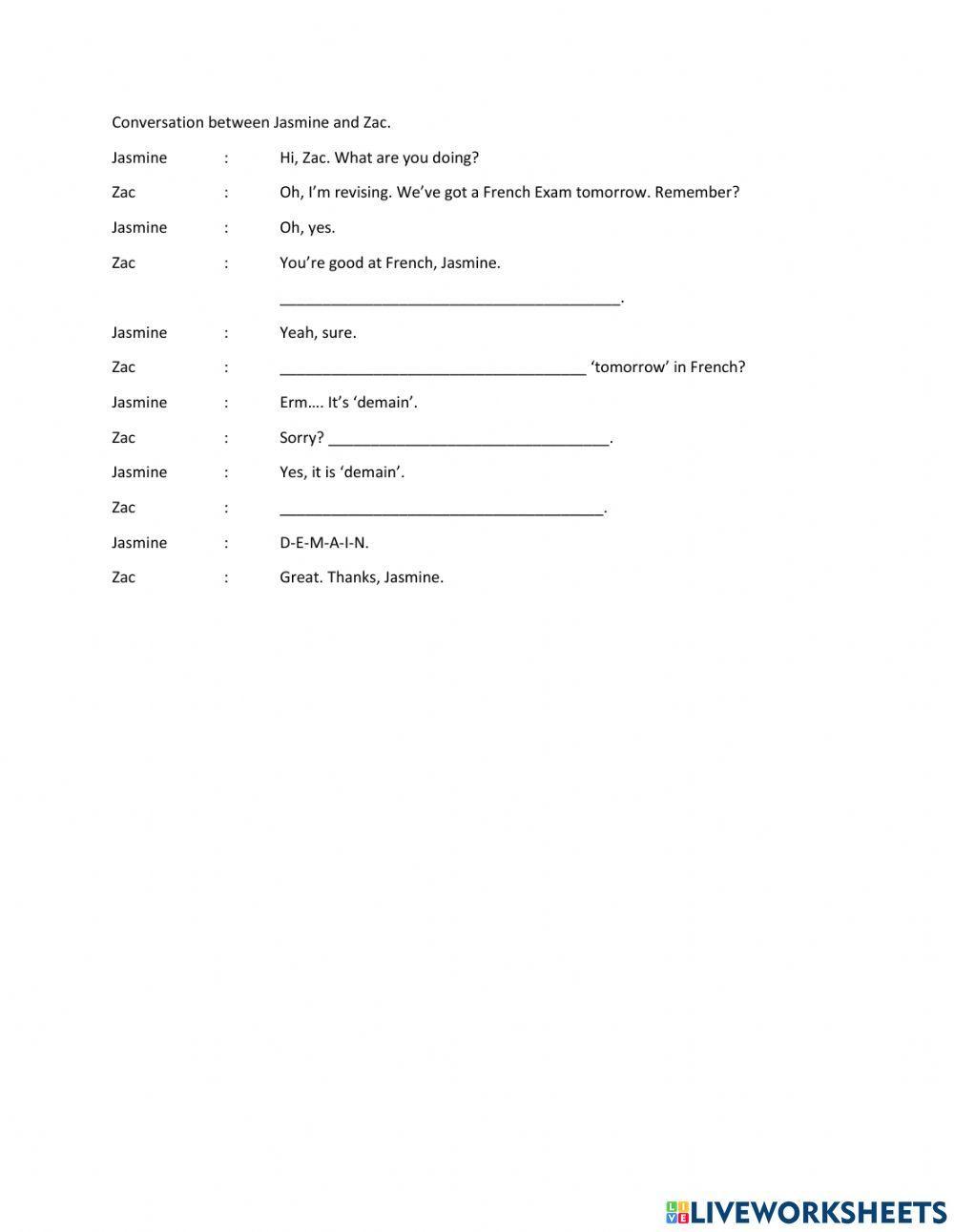 Year 5 - Learning World (Speaking) online exercise for | Live Worksheets