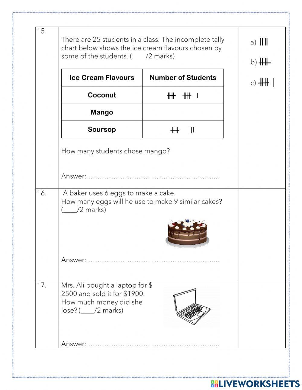 Mathematics P1 … | Free Interactive Worksheets | 1113444