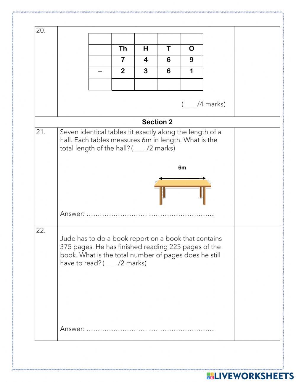 Mathematics P1 … | Free Interactive Worksheets | 1113444