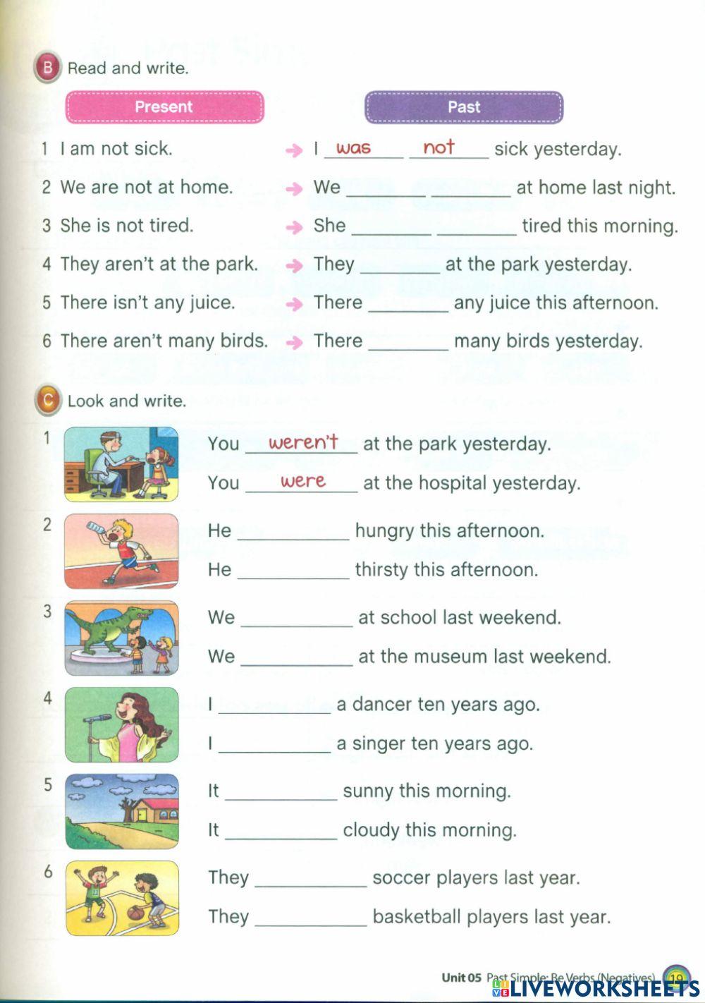 Basic Grammar 2 - Unit 5 online exercise for | Live Worksheets