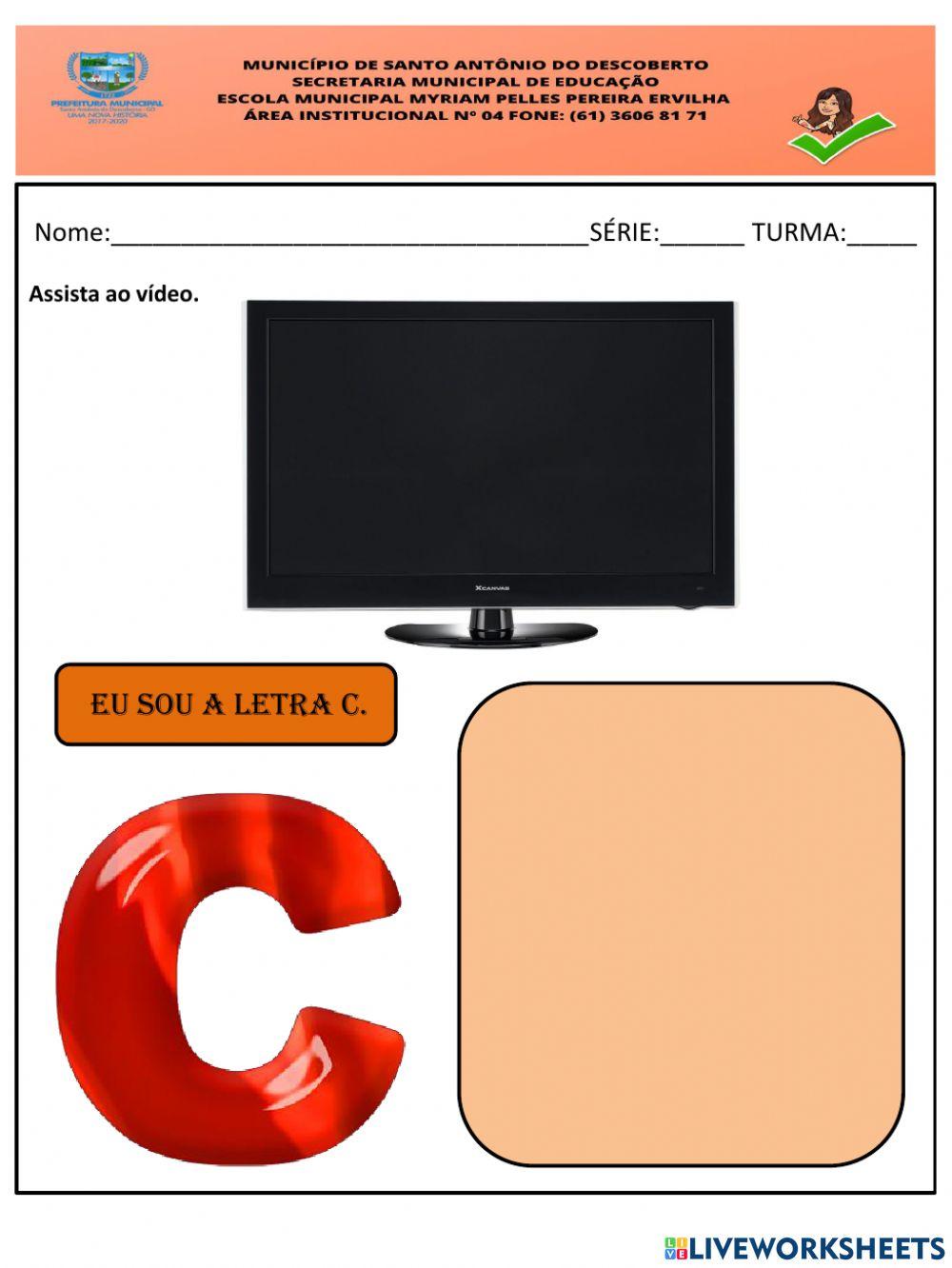 Letra c exercise for Fundamental | Live Worksheets