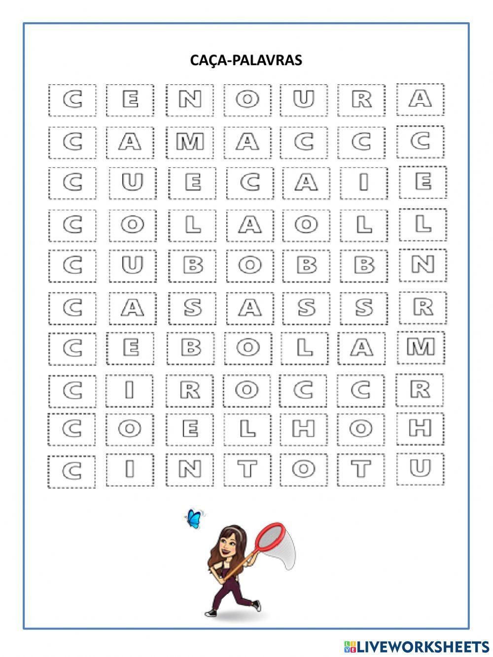 Letra c exercise for Fundamental | Live Worksheets