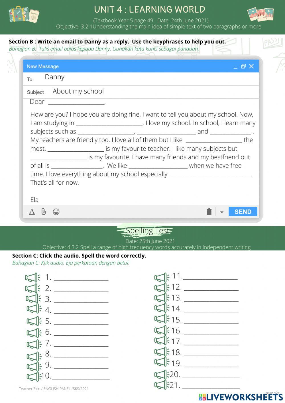1114901 | Learning World | Ashikien | LiveWorksheets