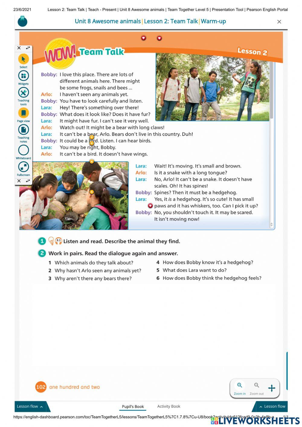 UNIT 8 - TEAM T… | Free Interactive Worksheets | 6644598