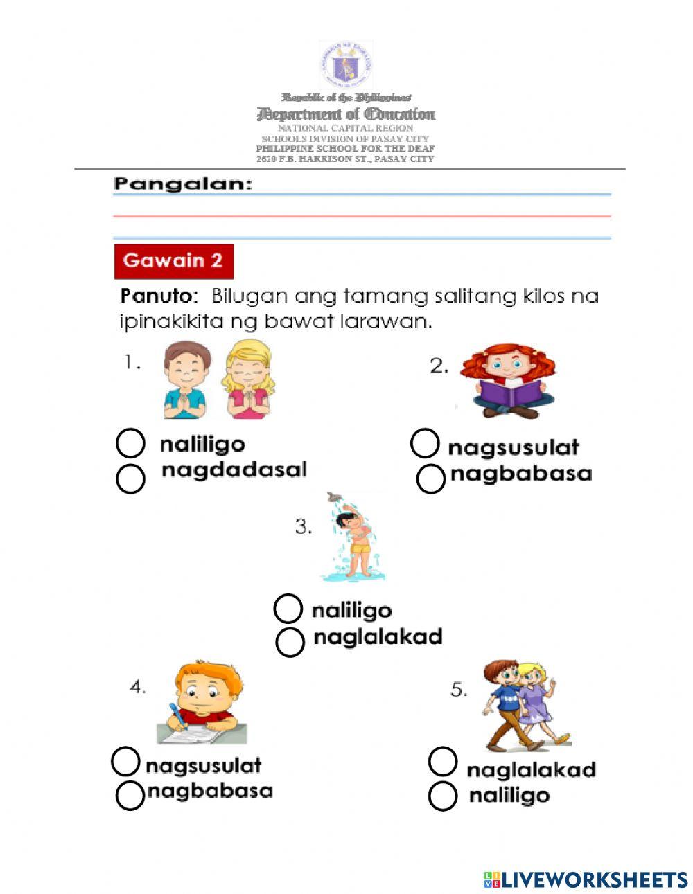 Grade 1 Mga Salitang Kilos O Galaw Pandiwa Theme Load - vrogue.co
