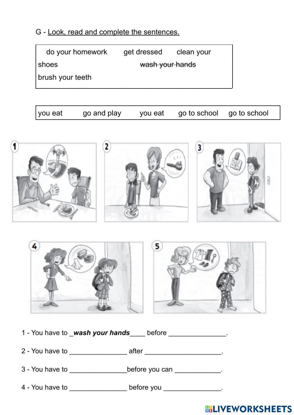 Year 3 -Language test worksheet | Live Worksheets