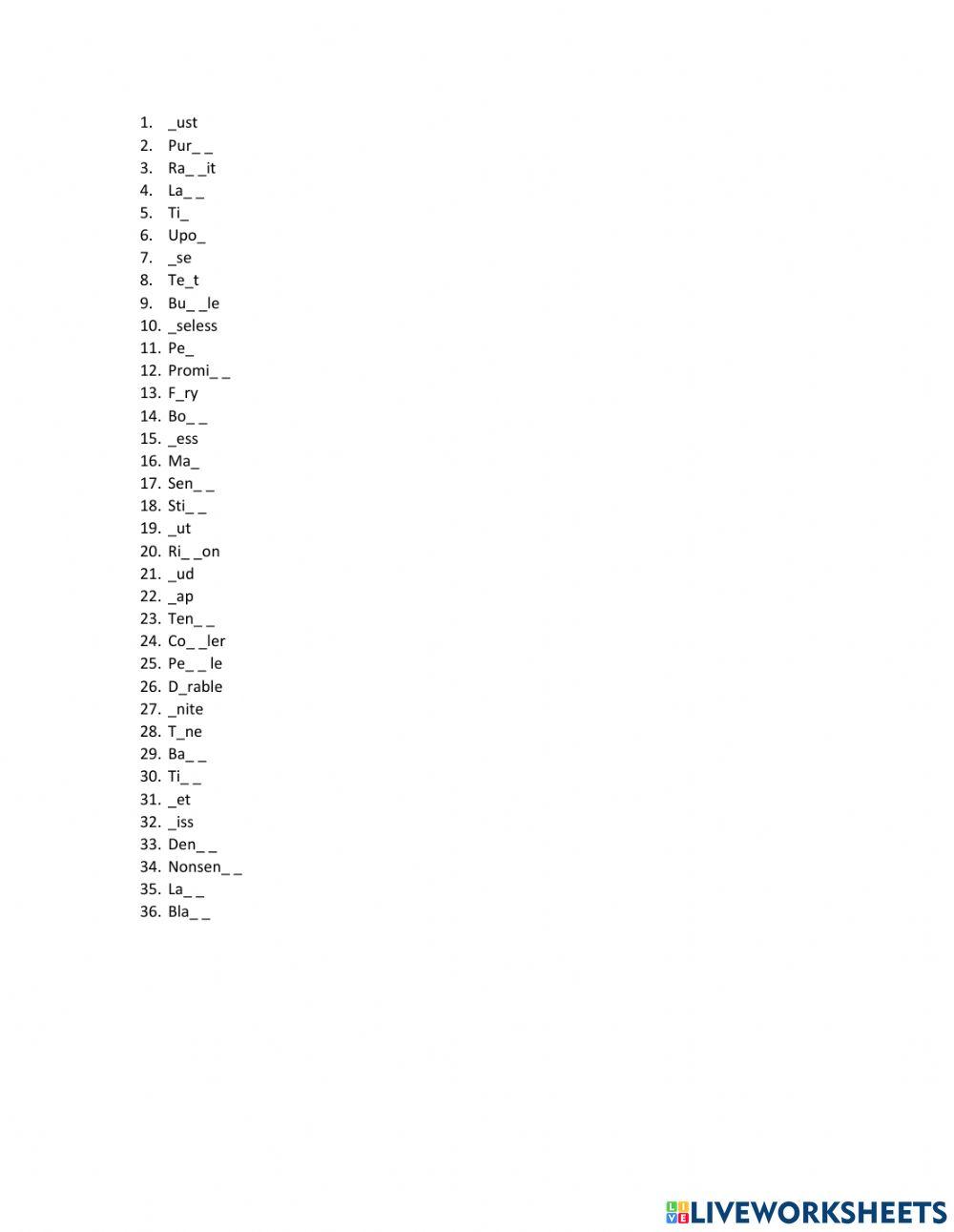 Missing Shapes worksheet | Live Worksheets