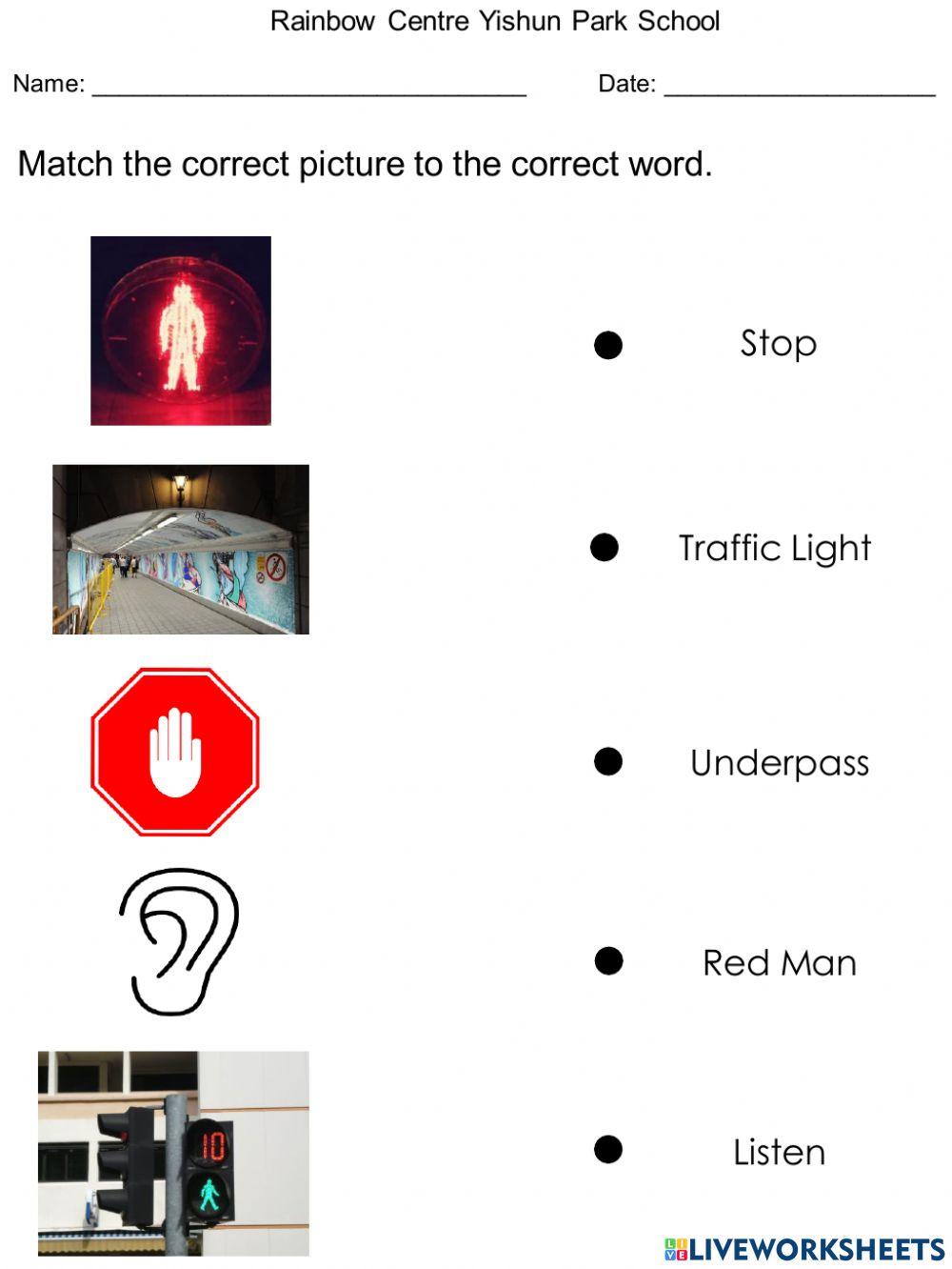 Road Safety free online exercise | Live Worksheets