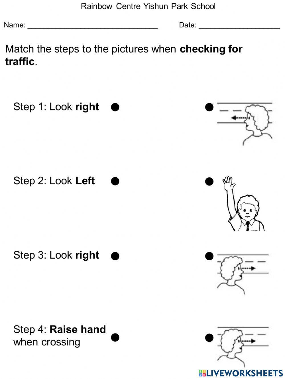 Road Safety free online exercise | Live Worksheets