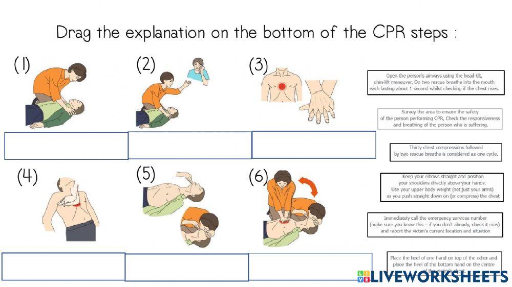 CPR Steps online exercise for | Live Worksheets
