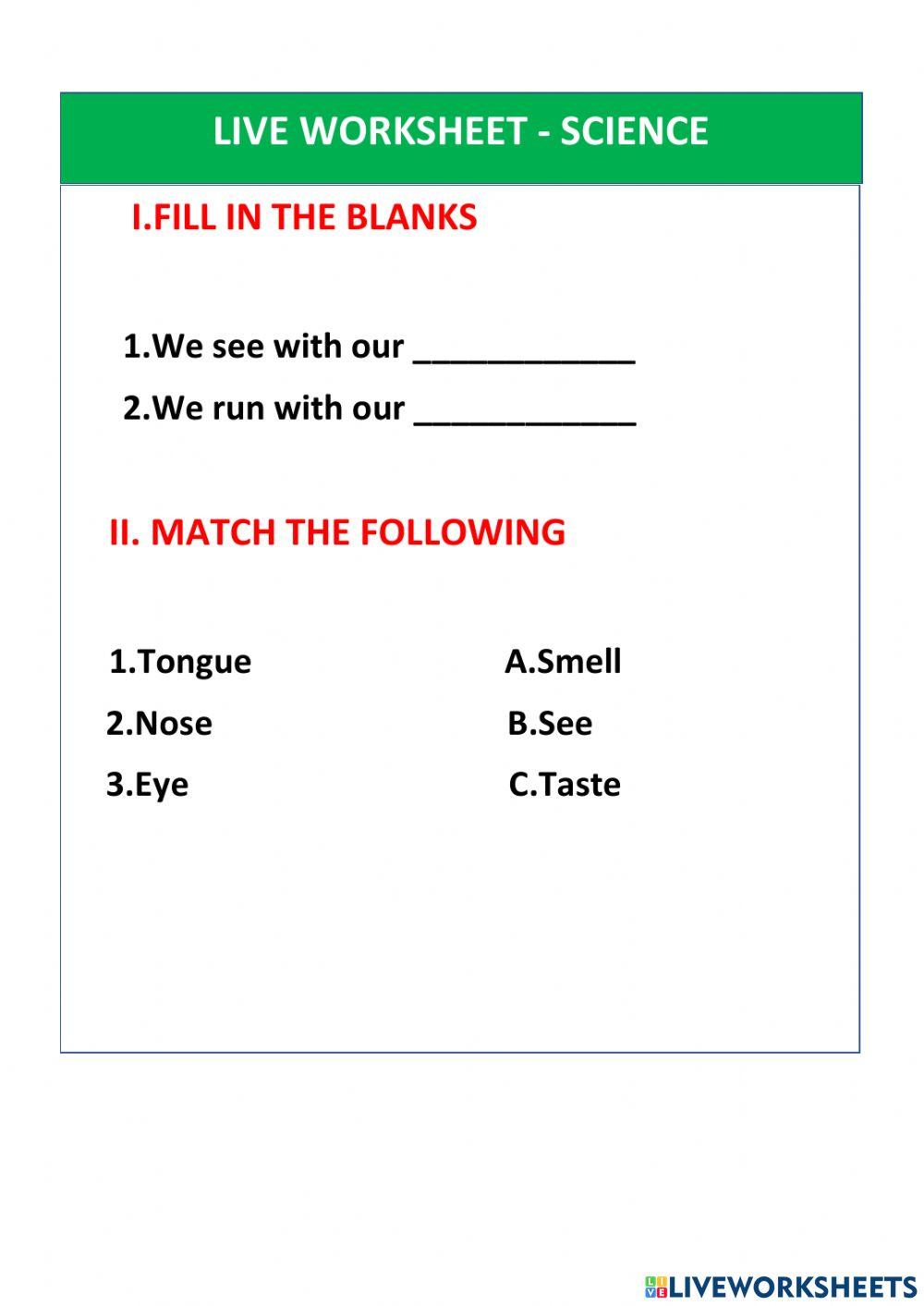 Science | BABADDINKHAN | Live Worksheets