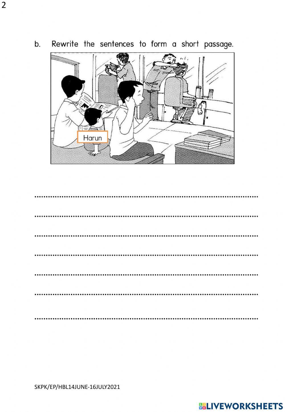 6A module - wri… | Free Interactive Worksheets | 6645172