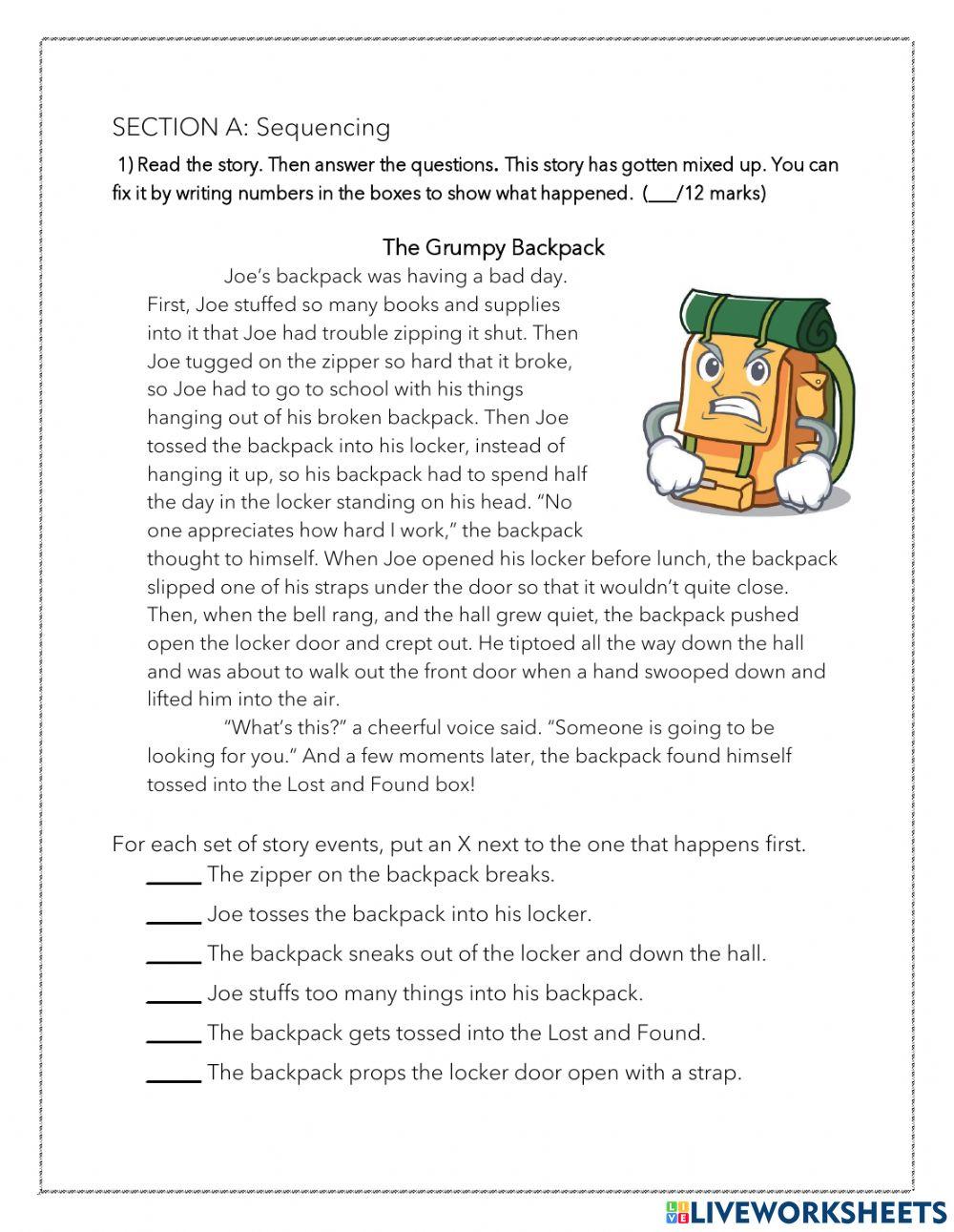 Creative Writing | Free Interactive Worksheets | 1116725