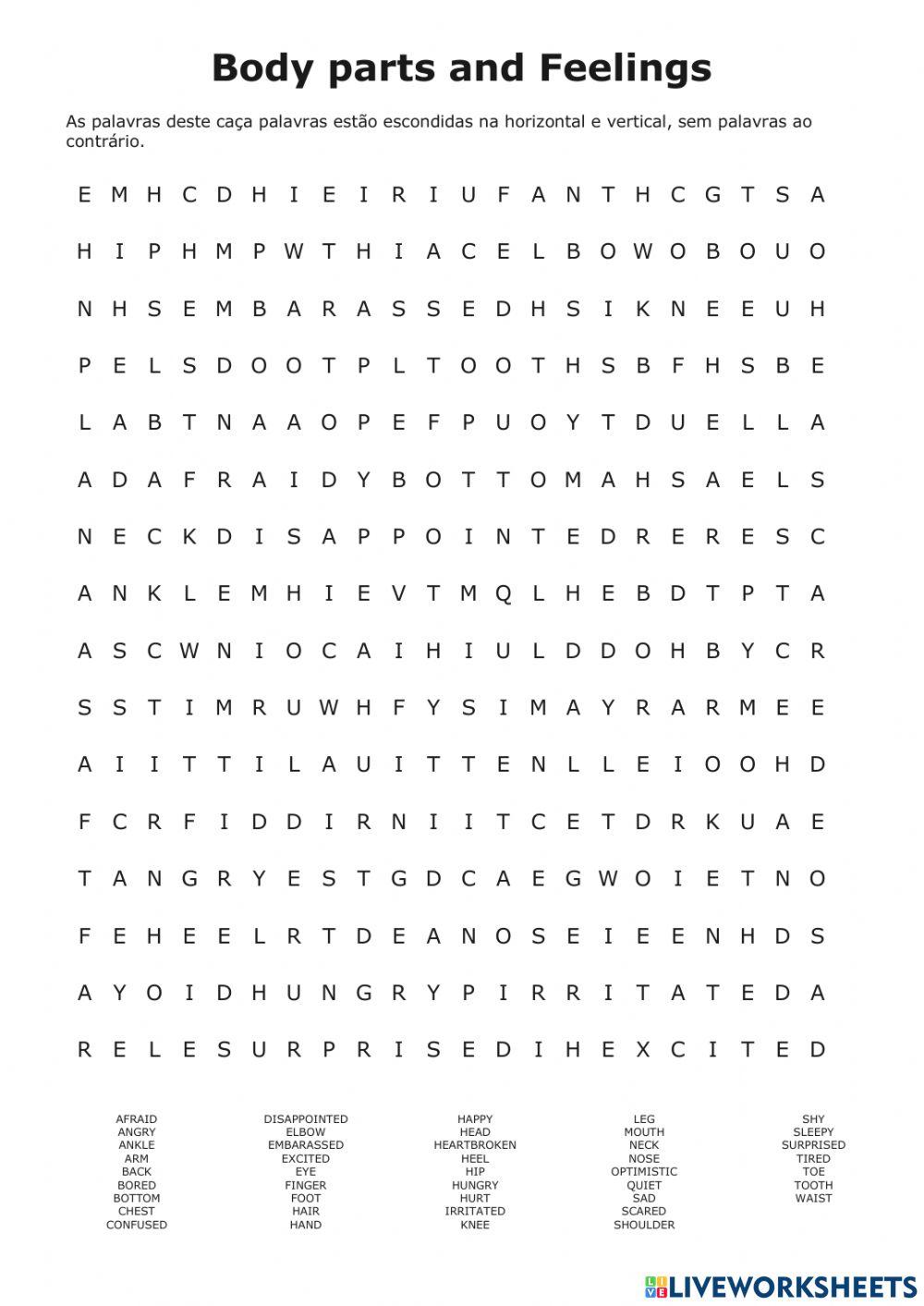 Body parts and Feelings 1117857 | prihcostafb | Live