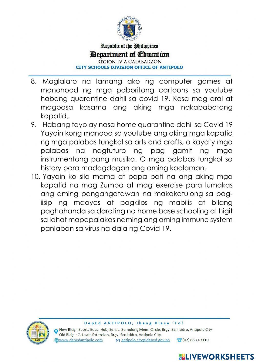 Q4,ESP-Gr2-LAS-… | Free Interactive Worksheets | 1118987