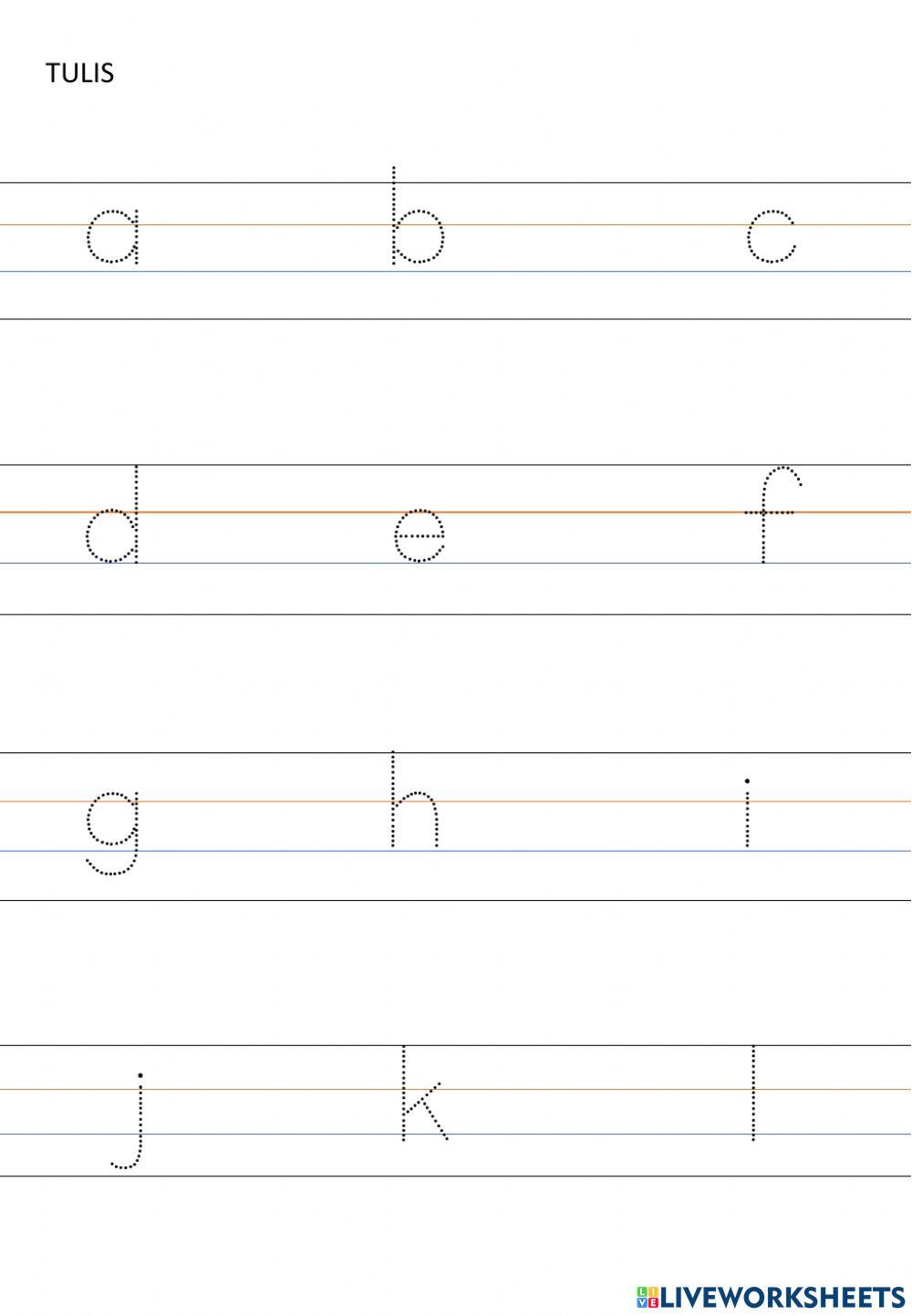 Tulis 1119389 | NOR AZIZAH BT SALLEH | Live Worksheets