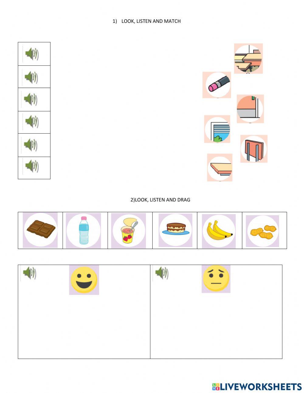 Review worksheet worksheet for kindergarten | Live Worksheets
