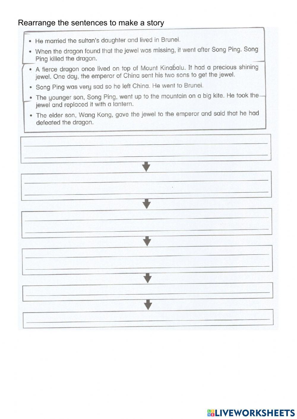 Unit 7 Myths and Legends exercise | Live Worksheets